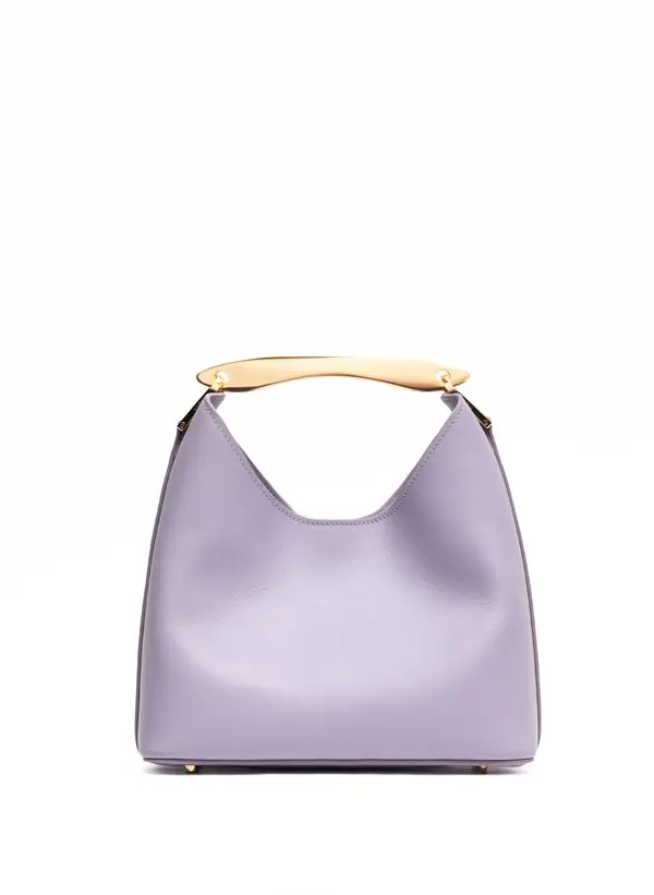 ELLEME Small Boomerang Leather Handbag - Lilac