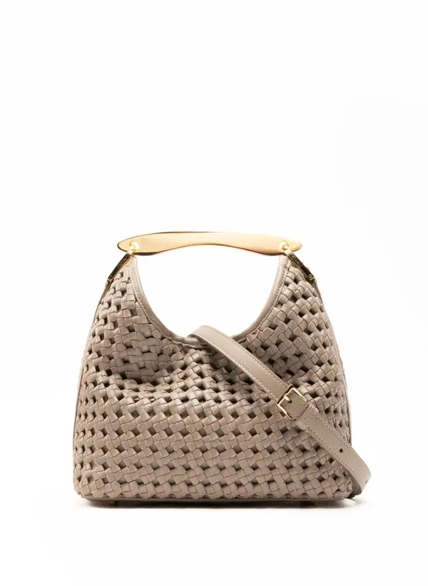 ELLEME Small Boomerang Woven Leather