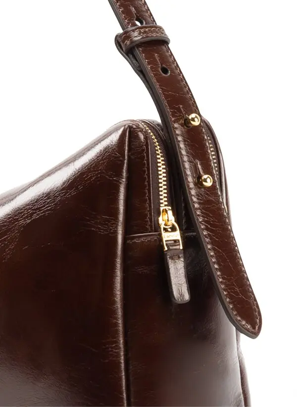 ELLEME Trousse Large Vintage Leather - Chestnut