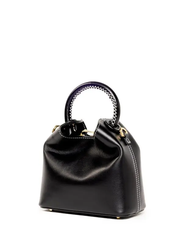 ELLEME Madeleine Leather Handbag - Black