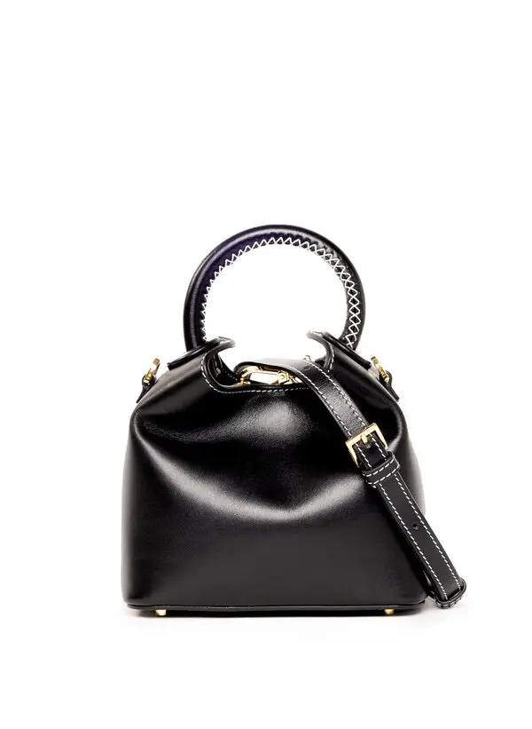 ELLEME Madeleine Leather Handbag - Black