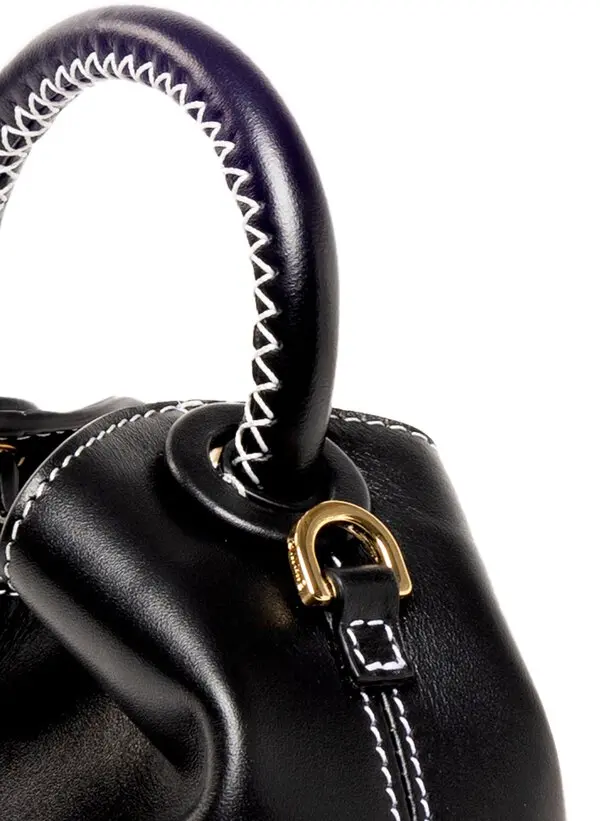 ELLEME Madeleine Leather Handbag - Black
