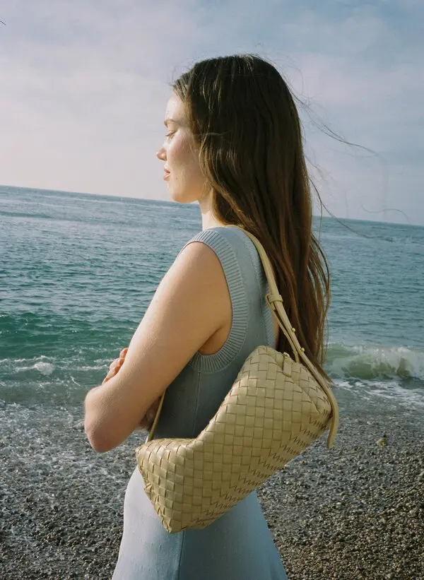 ELLEME Trousse Woven Leather Bag