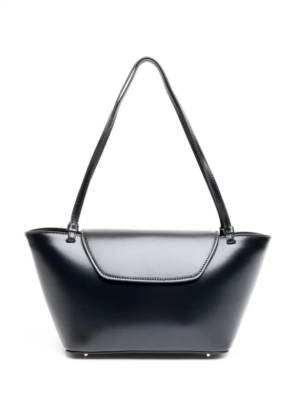 ELLEME Courrier Tote Patent Leather - Black