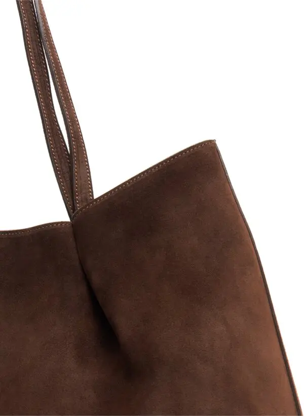 ELLEME Dimple Tote Suede - Brownie