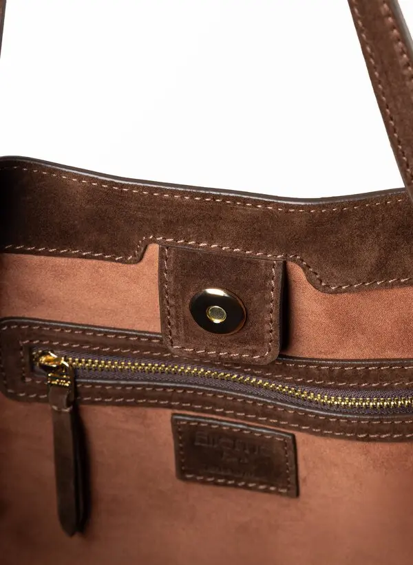 ELLEME Dimple Tote Suede - Brownie