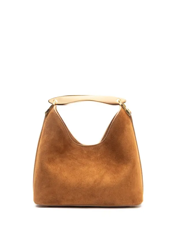 ELLEME Small Boomerang Suede - Cognac