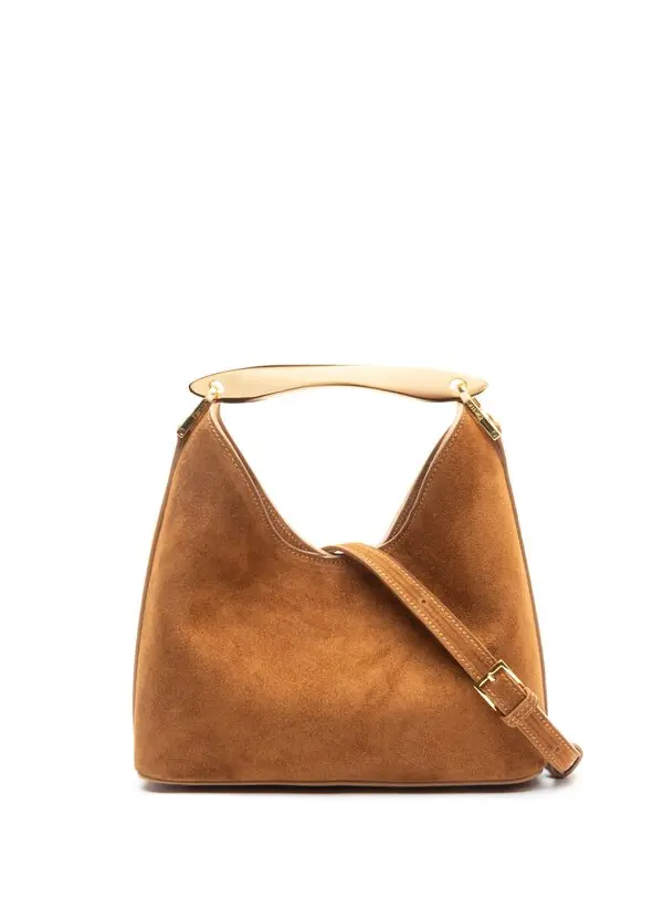 ELLEME Small Boomerang Suede - Cognac