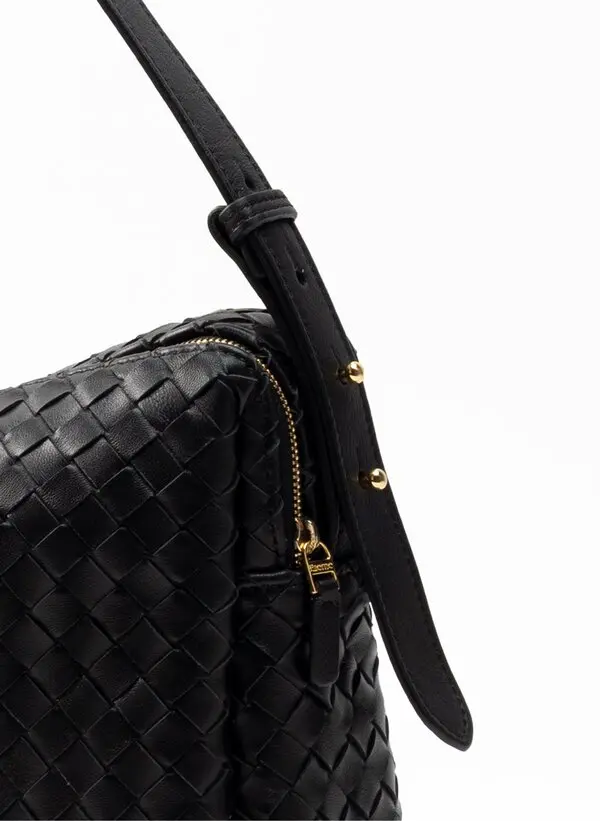 ELLEME Trousse Large Woven Leather