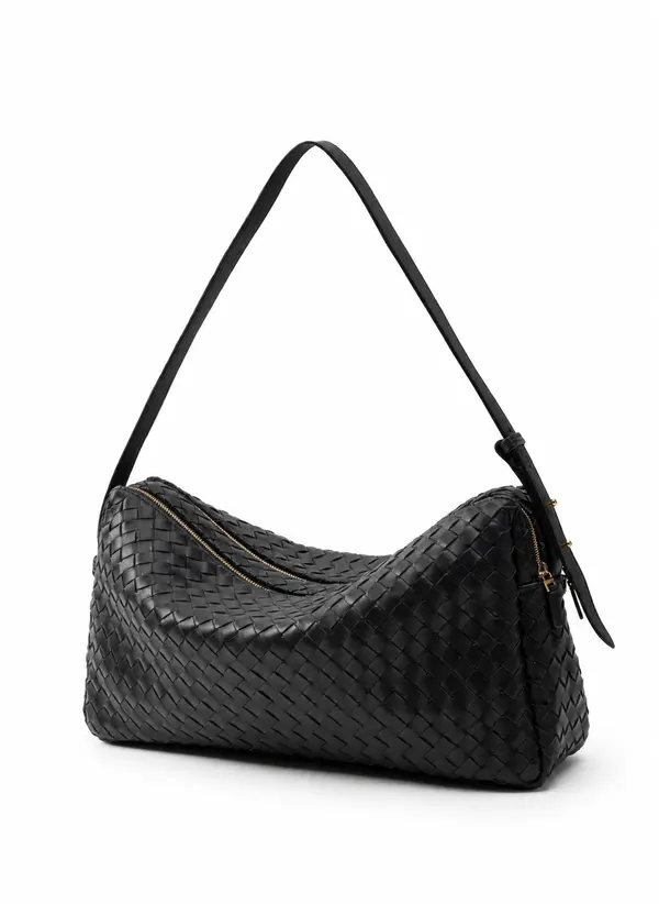 ELLEME Trousse Large Woven Leather