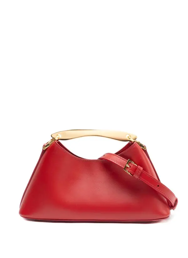 ELLEME Mini Boomerang Leather Bag - Red