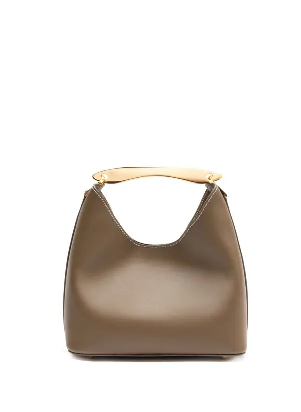 ELLEME Small Boomerang Leather Bag - Rock