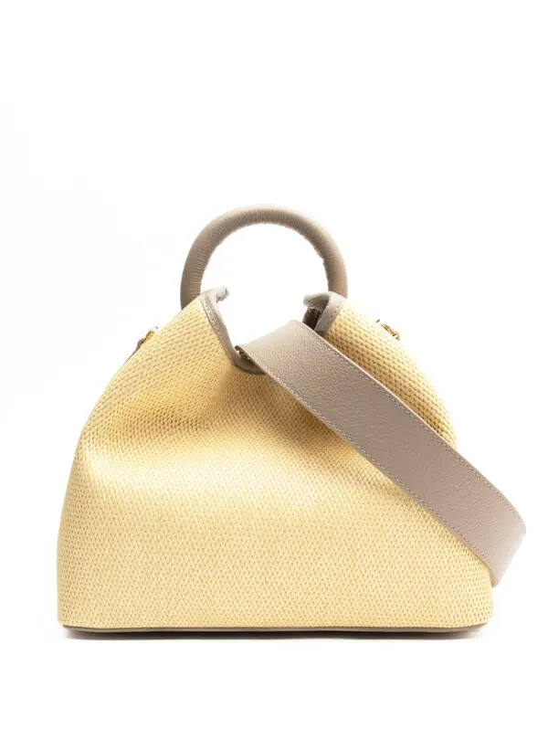 ELLEME Raisin Handbag Raffia And Leather