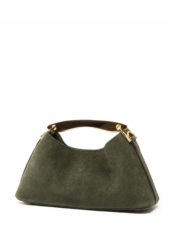 ELLEME Mini Boomerang Suede Bag - Khaki