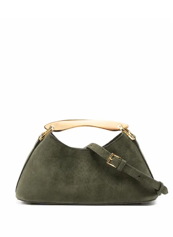 ELLEME Mini Boomerang Suede Bag - Khaki