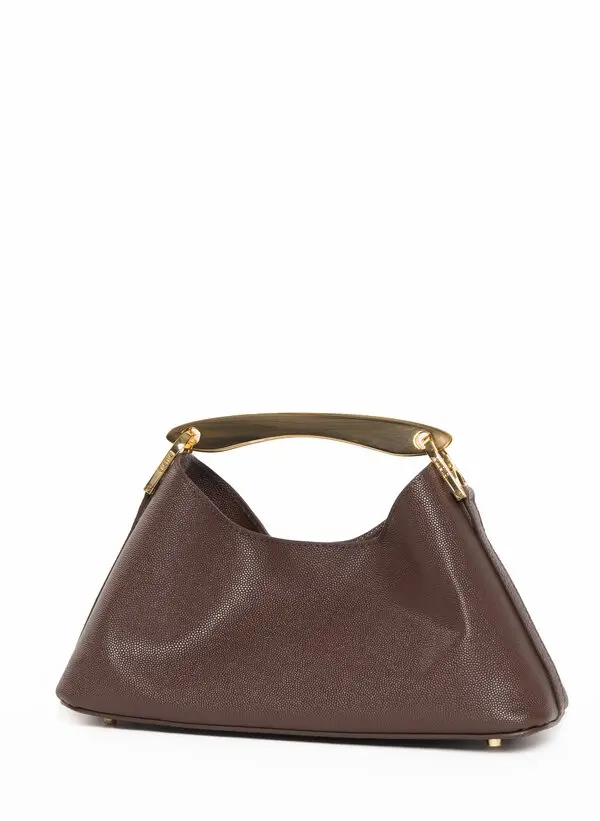 ELLEME Mini Boomerang Handbag - Brown