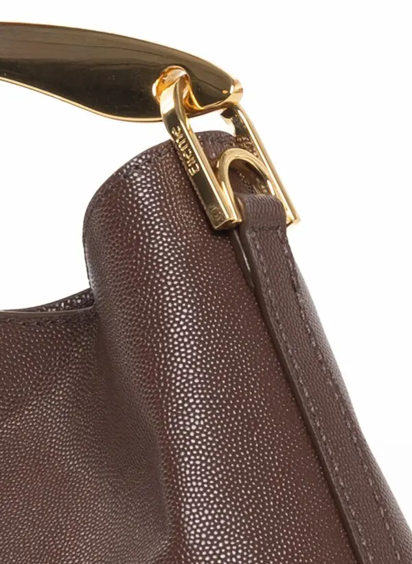 ELLEME Mini Boomerang Handbag - Brown