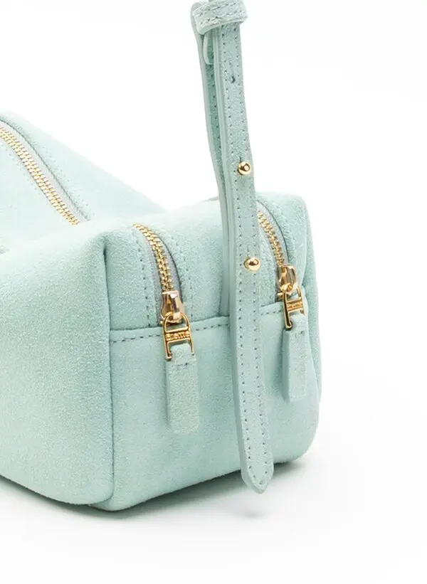 ELLEME Mini Trousse Suede - Turquoise