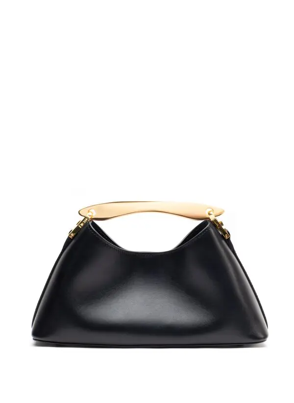 ELLEME Mini Boomerang Leather Bag - Black