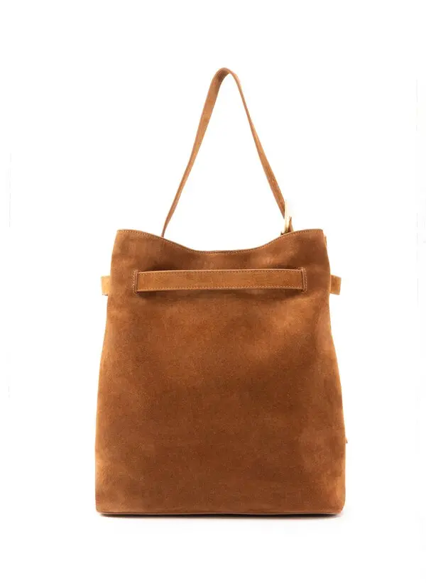 ELLEME Belt Bag Suede - Cognac