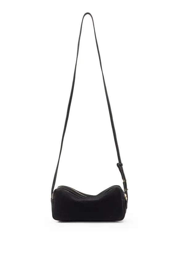 ELLEME Mini Trousse Suede Bag - Black