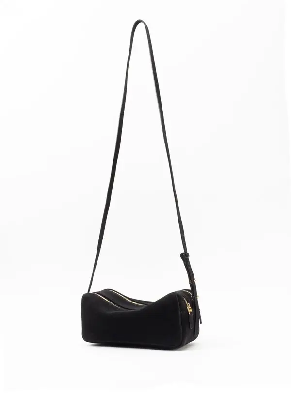 ELLEME Mini Trousse Suede Bag - Black