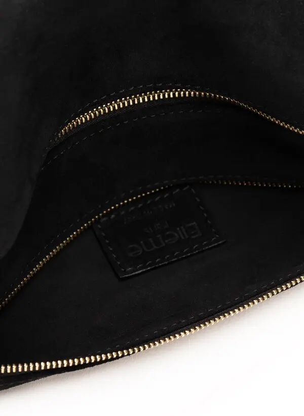ELLEME Mini Trousse Suede Bag - Black