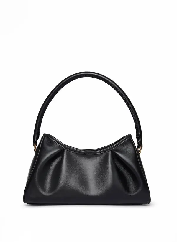 ELLEME Dimple Leather Top Handle Bag - Black