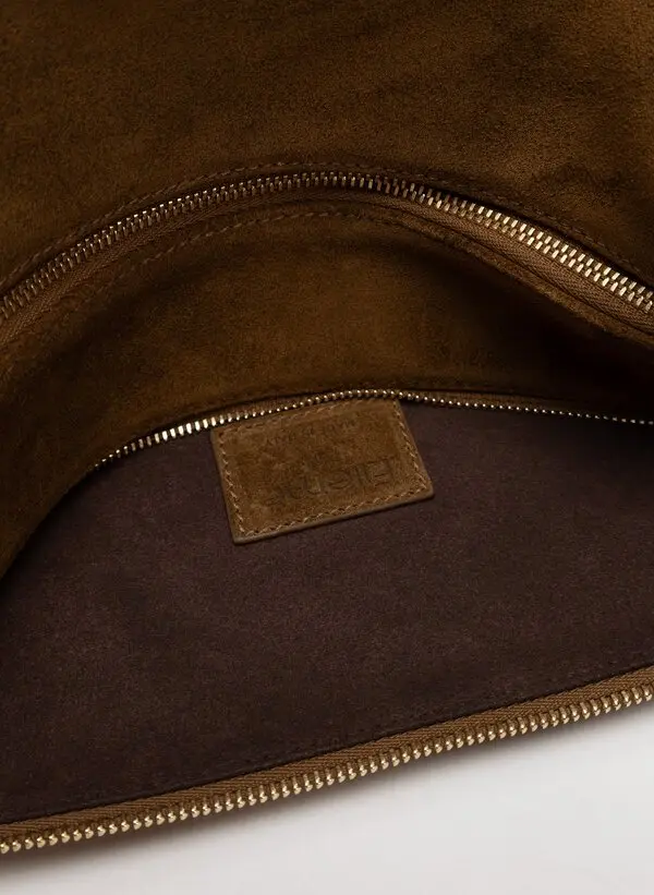 ELLEME Trousse Suede - Tabacco