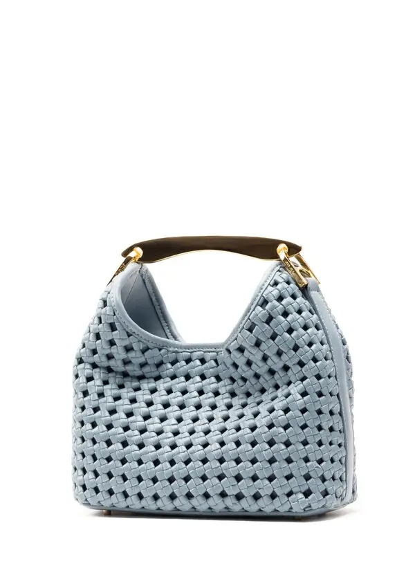 ELLEME Small Boomerang Woven Leather Bag