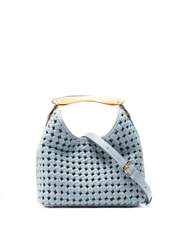 ELLEME Small Boomerang Woven Leather Bag