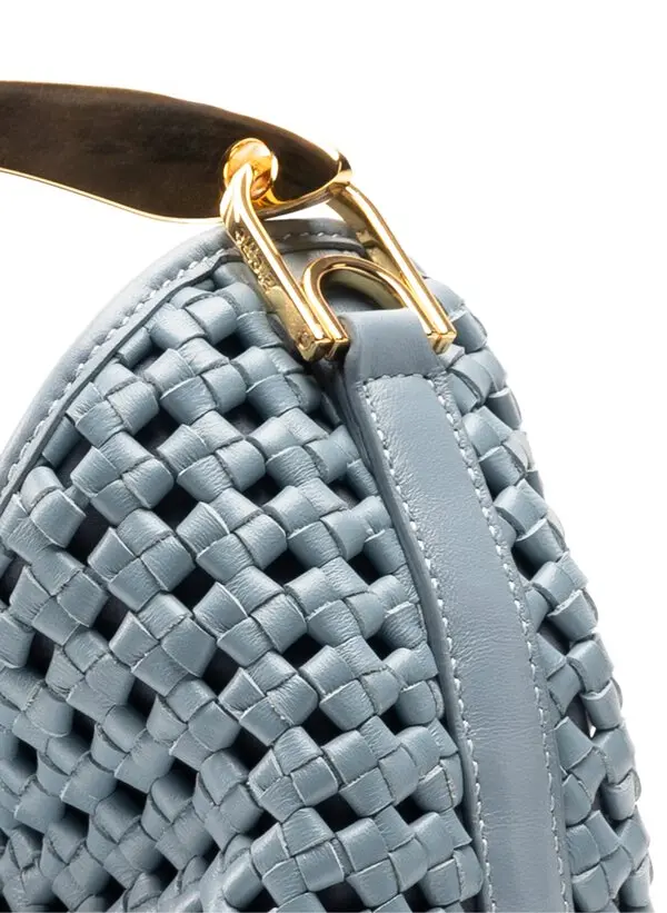 ELLEME Small Boomerang Woven Leather Bag