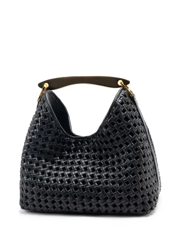 ELLEME Boomerang Large Woven Leather Handbag