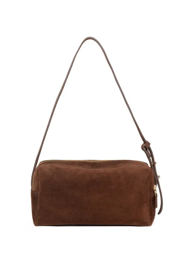 ELLEME Trousse Suede Pouch - Brownie