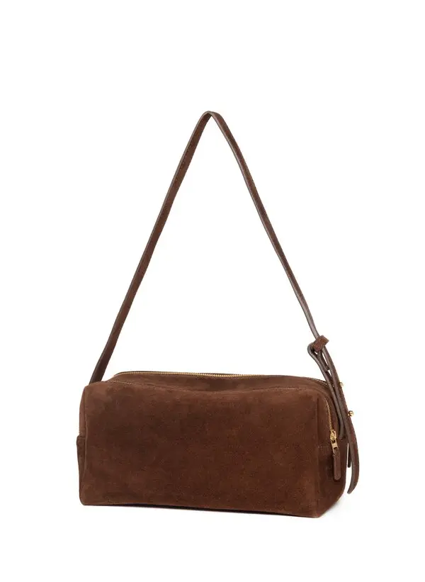 ELLEME Trousse Suede Pouch - Brownie