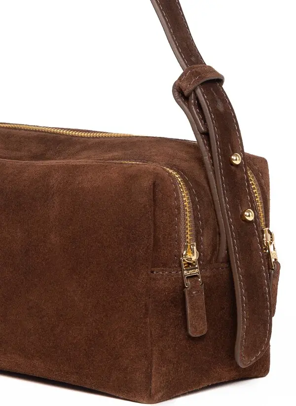 ELLEME Trousse Suede Pouch - Brownie