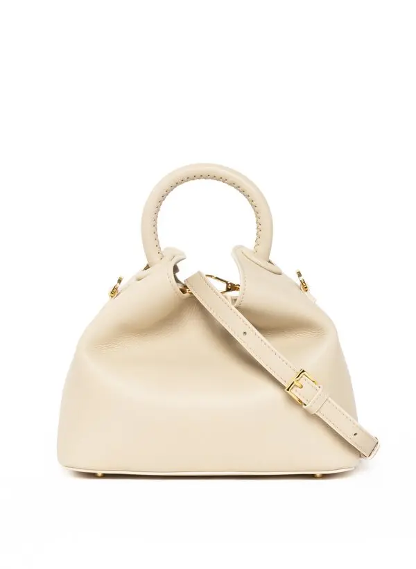 ELLEME Baozi Leather Top Handle Bag - Sesame