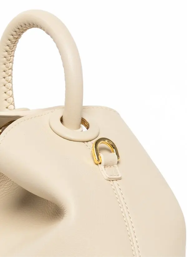 ELLEME Baozi Leather Top Handle Bag - Sesame