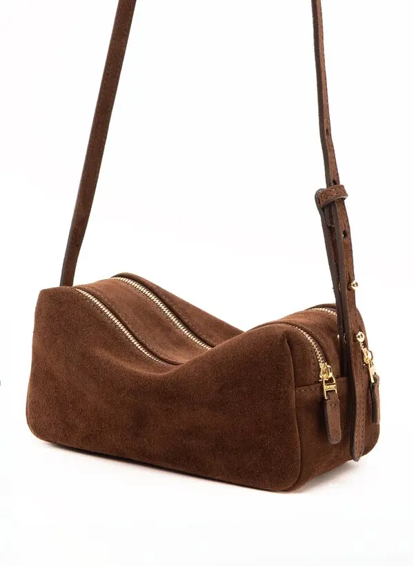 ELLEME Mini Trousse Suede - Brownie