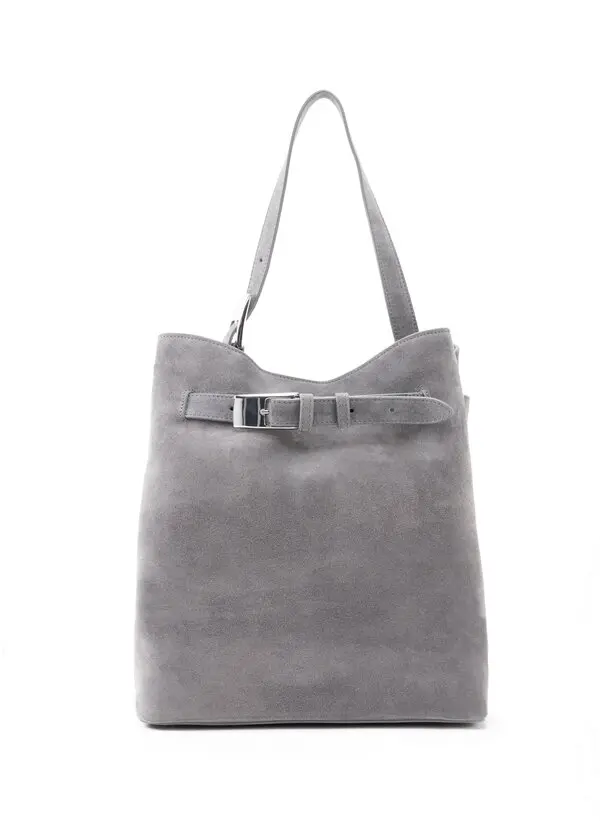 ELLEME Belt Bag Suede - Grey
