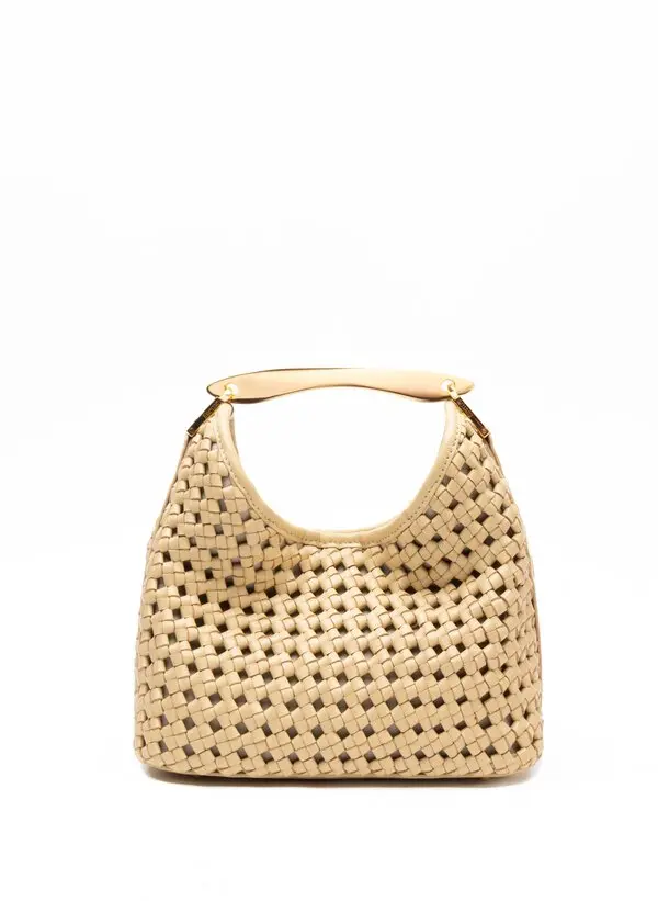 ELLEME Small Boomerang Woven Leather
