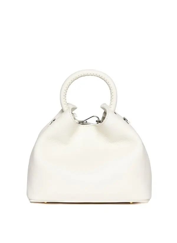 ELLEME Baozi Pebbled Leather Bag - White