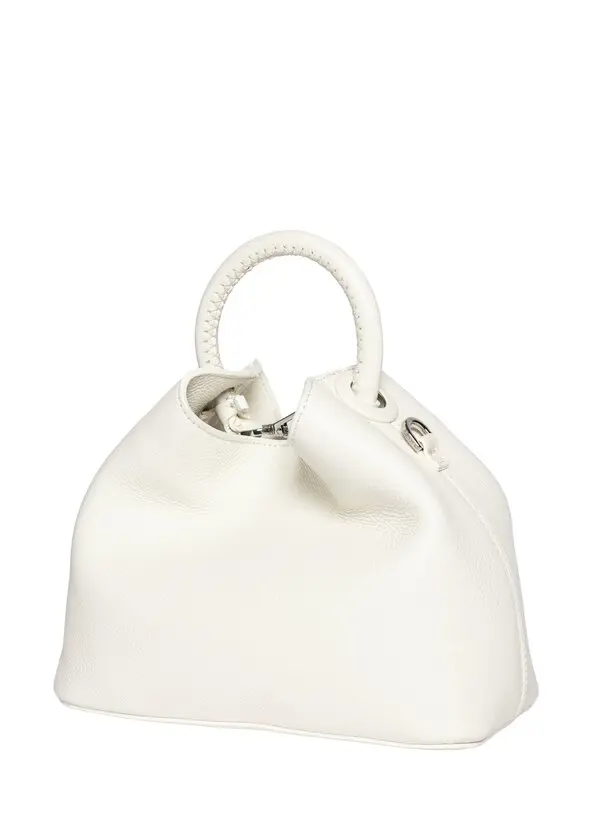 ELLEME Baozi Pebbled Leather Bag - White