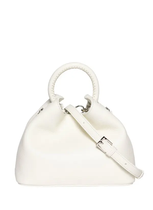 ELLEME Baozi Pebbled Leather Bag - White