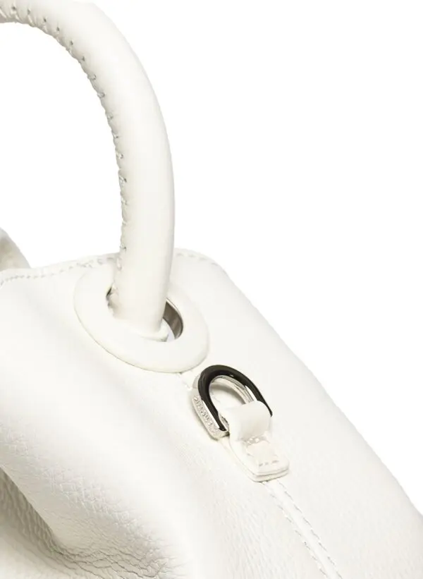 ELLEME Baozi Pebbled Leather Bag - White
