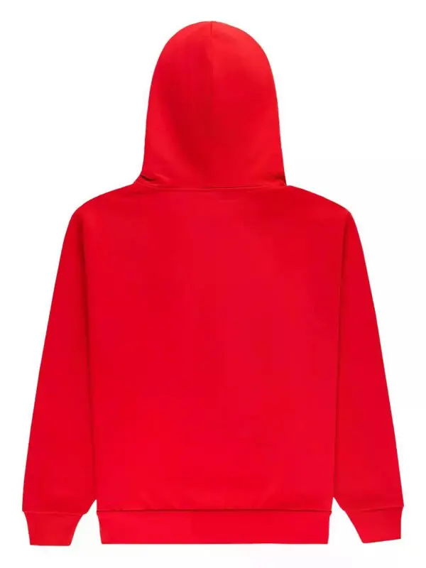 SP5DER Og Web Studded Zip Hoodie - Red