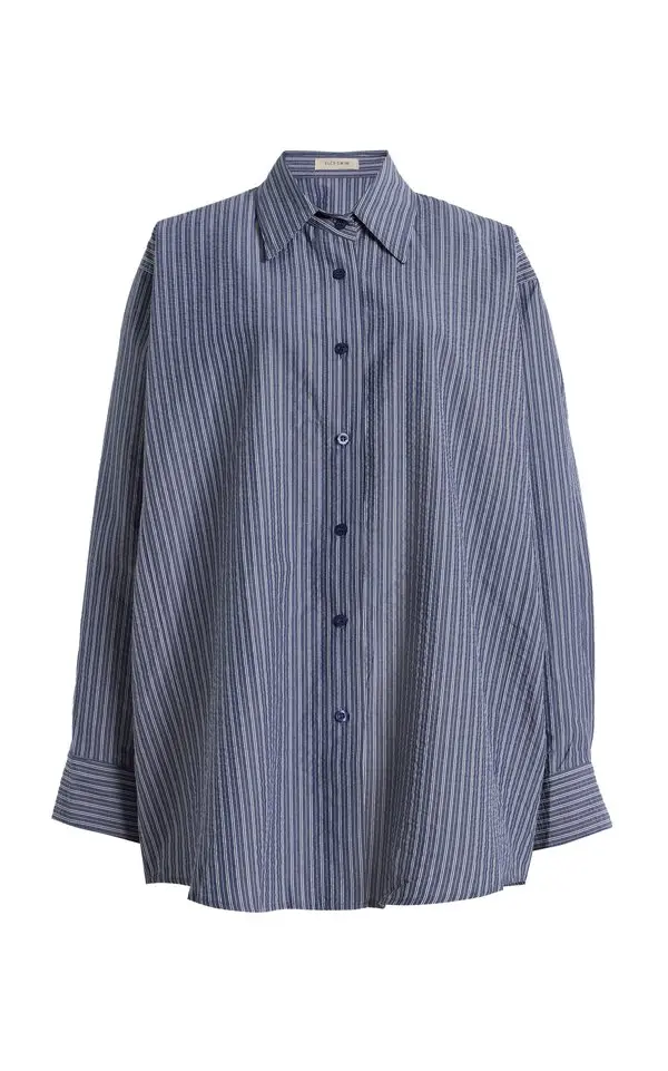ELCE Ime Striped Shirt - Blue