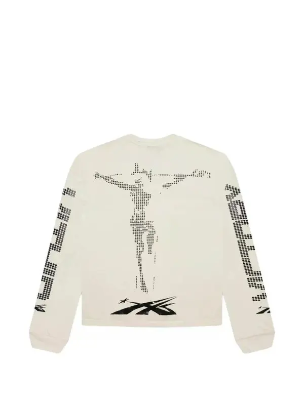 HELLSTAR Scoreboard Long-sleeve T-shirt - Neutrals