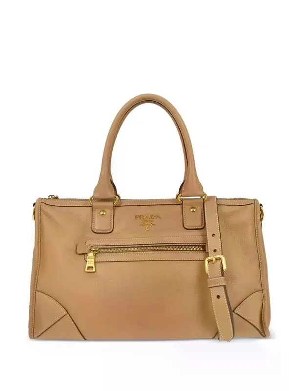 Prada 1990-2000s Leather Tote Bag