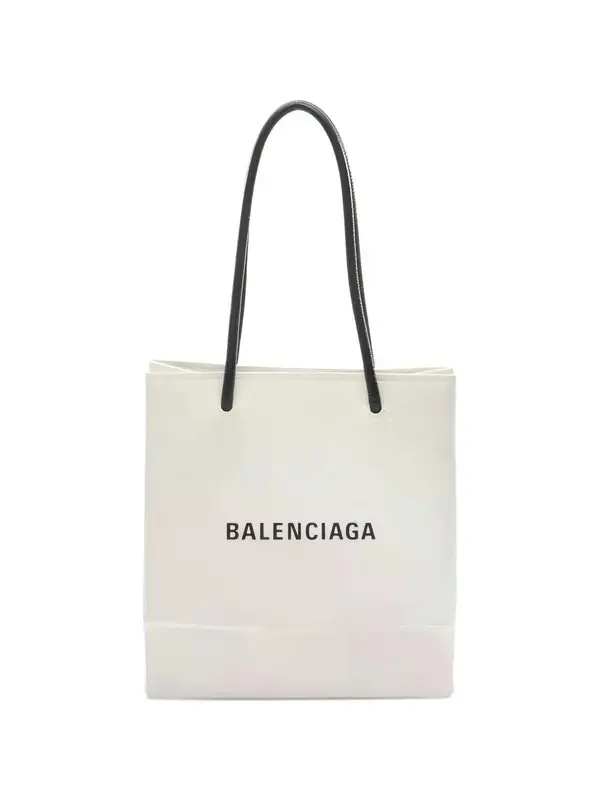 Balenciaga 2000s Xxs Shopping Tote Bag - Neutrals